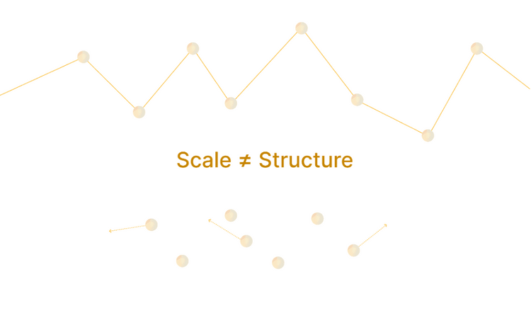 Mythbuster: With scale comes structure